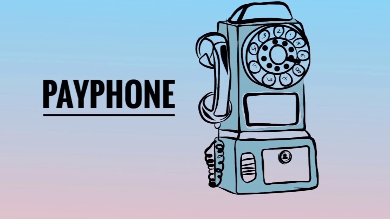 FMV PAYPHONE by MAROON 5 / TIMELAPSE LINING DRAWING - YouTube