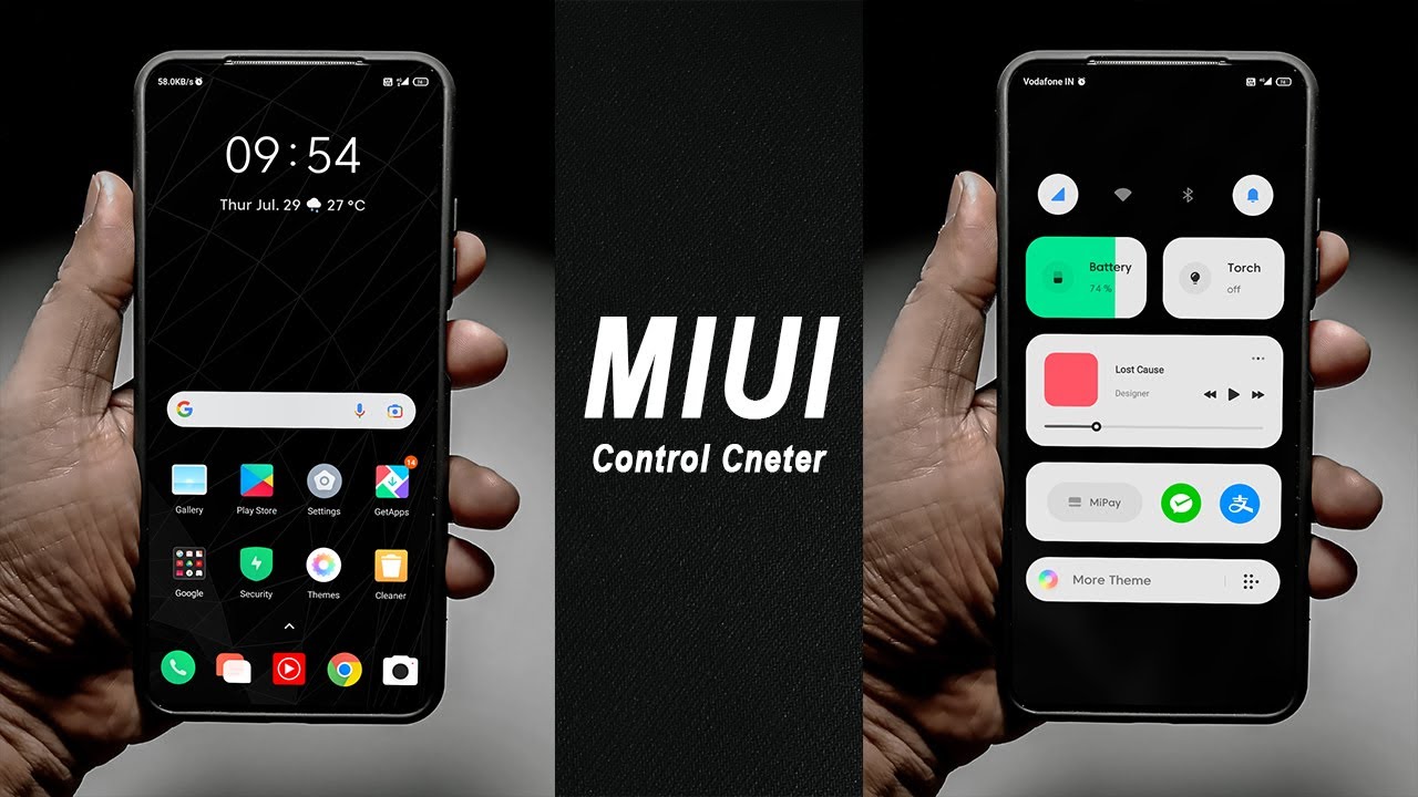 Top New Dark Theme | MIUI 13 Control Center | Best MIUI Theme For ...