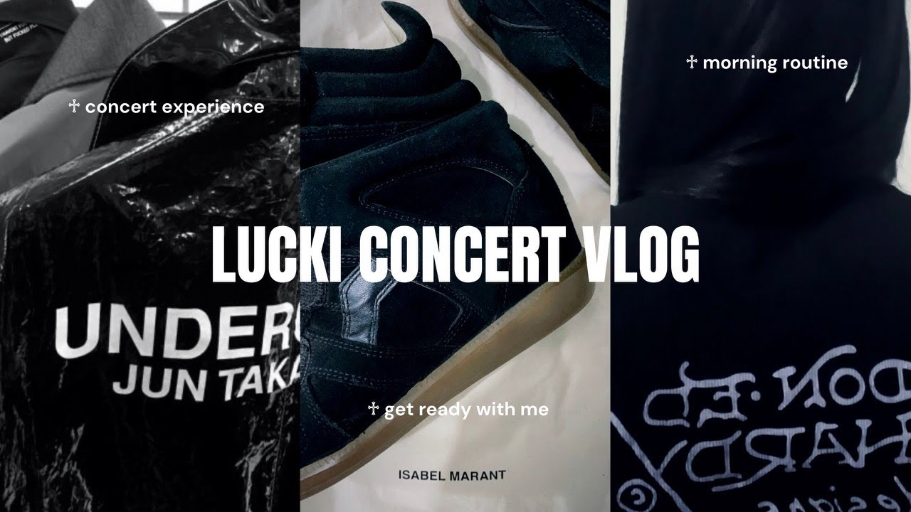 day in my life + lucki concert - YouTube