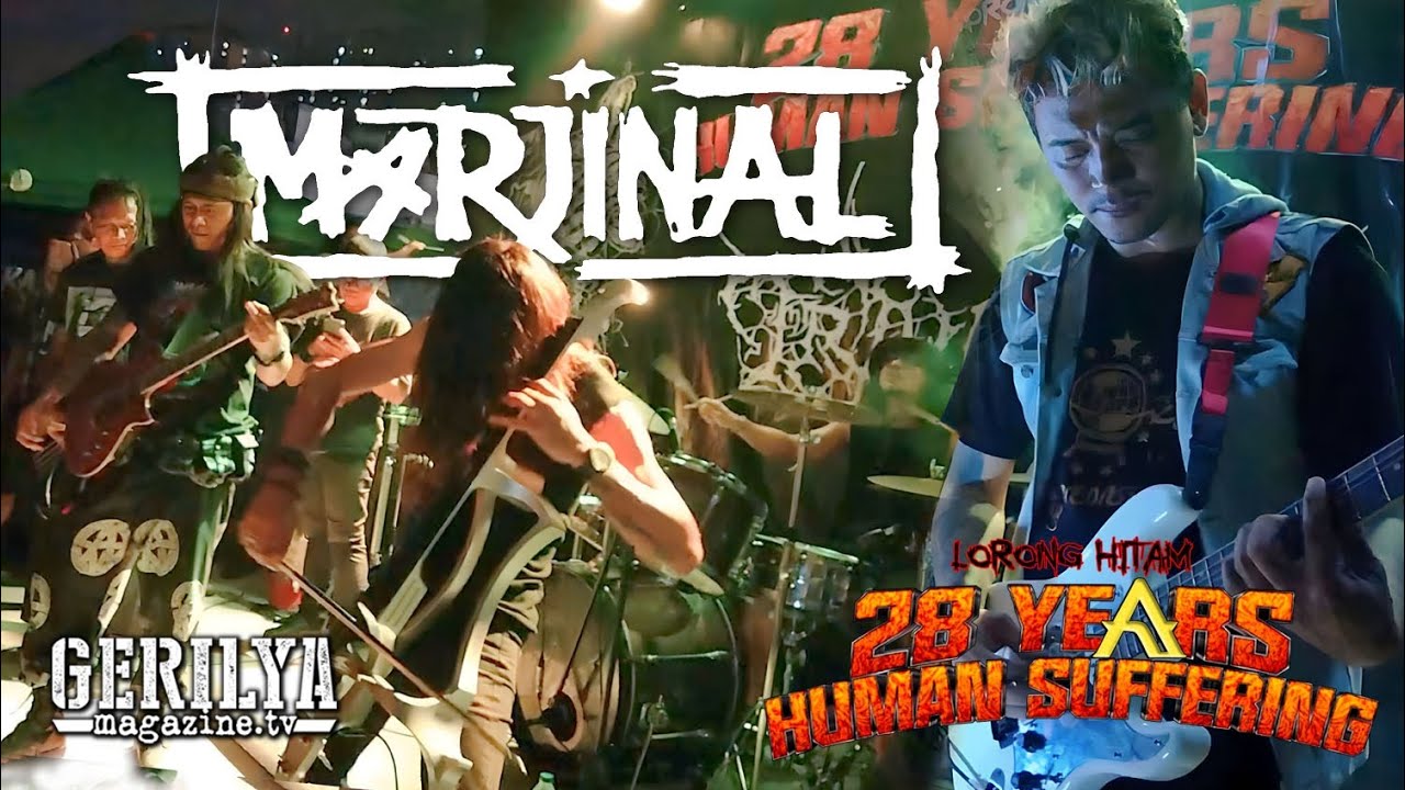 MARJINAL [LIVE] @ Lorong Hitam - TRAUMA 28 Years Human Suffering - YouTube