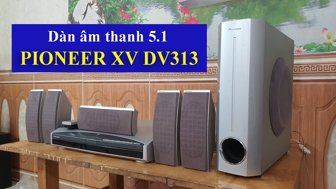 5.1 CH Home Theater System: PIONEER XV DV313 - YouTube