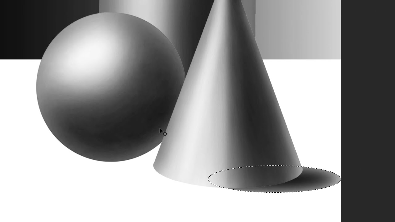 009 refine and shadows basic shapes in photoshop - YouTube