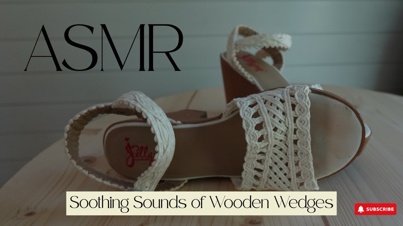 ASMR Wooden Wedges & Crochet Lace | Tapping, Scratching & Texture ...