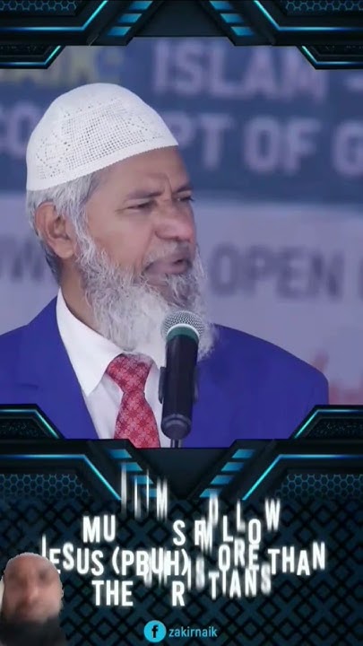 Muslims Follow Jesus (pbuh) More than the Christians - Dr Zakir Naik - YouTube