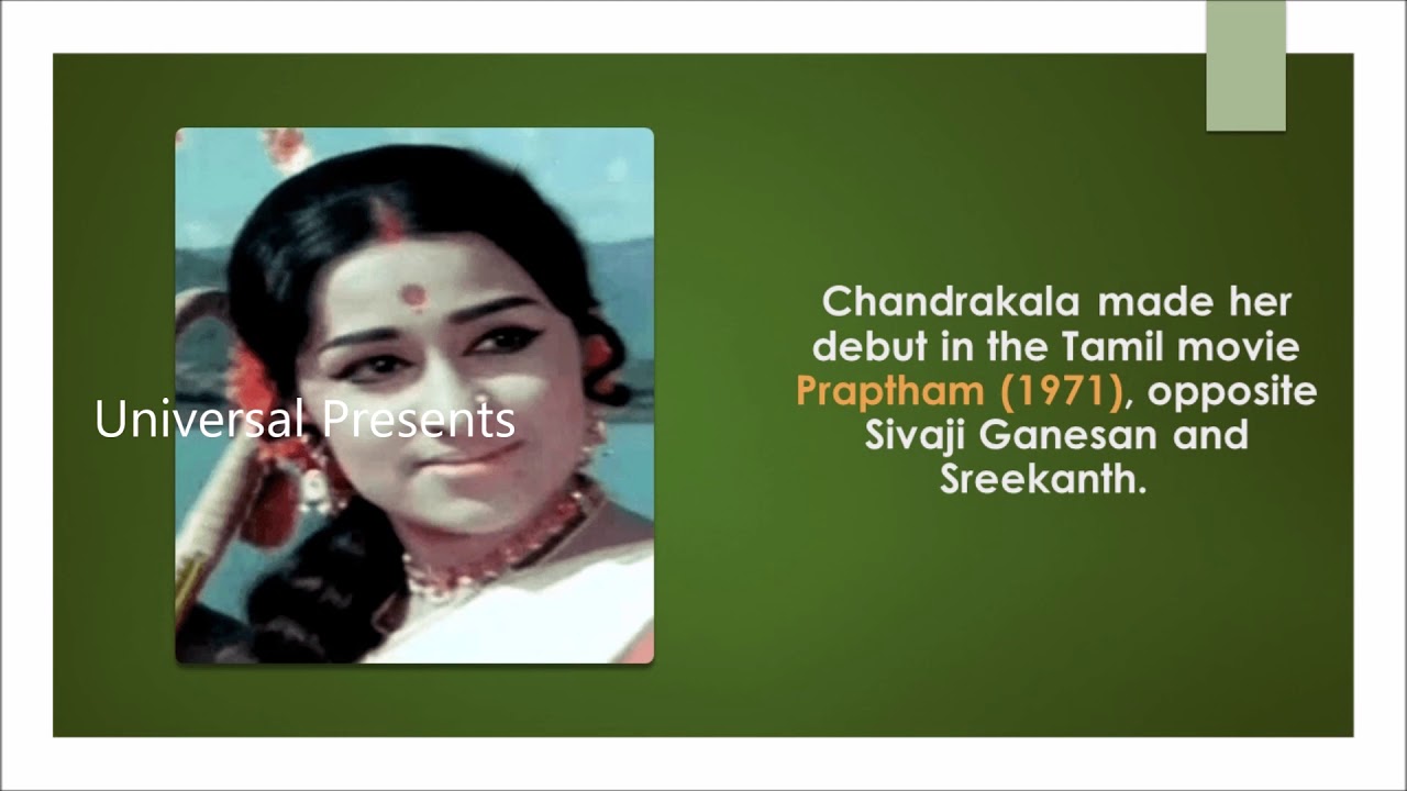 Chandrakala biography - All about Chandrakala - Life style of ...