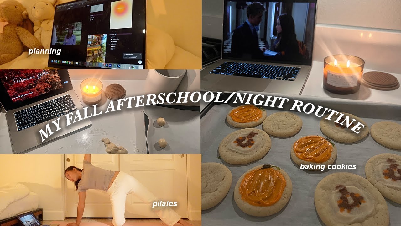 MY FALL AFTER SCHOOL/NIGHT ROUTINE | productive, aesthetic, motivating ...