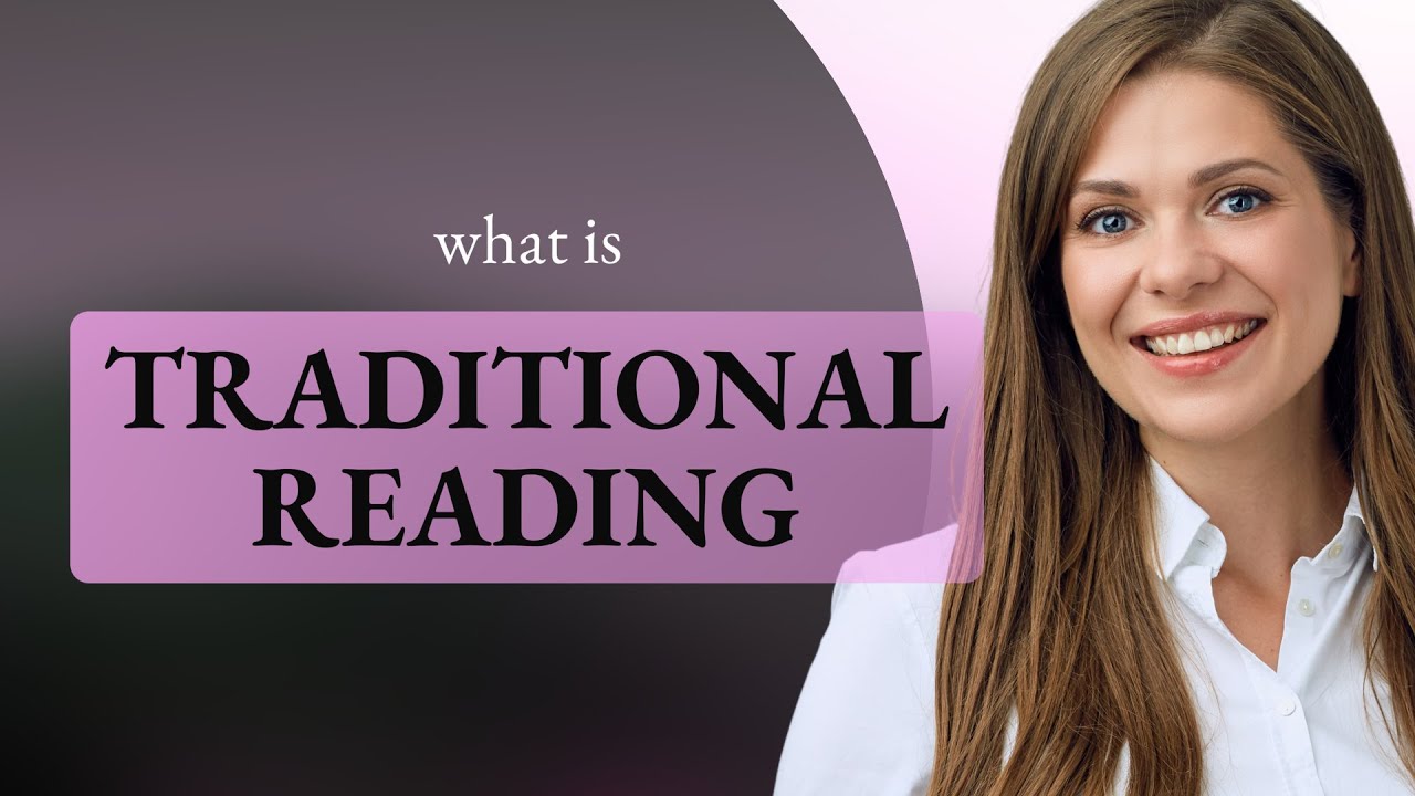 Unlocking the World of Traditional Reading - YouTube