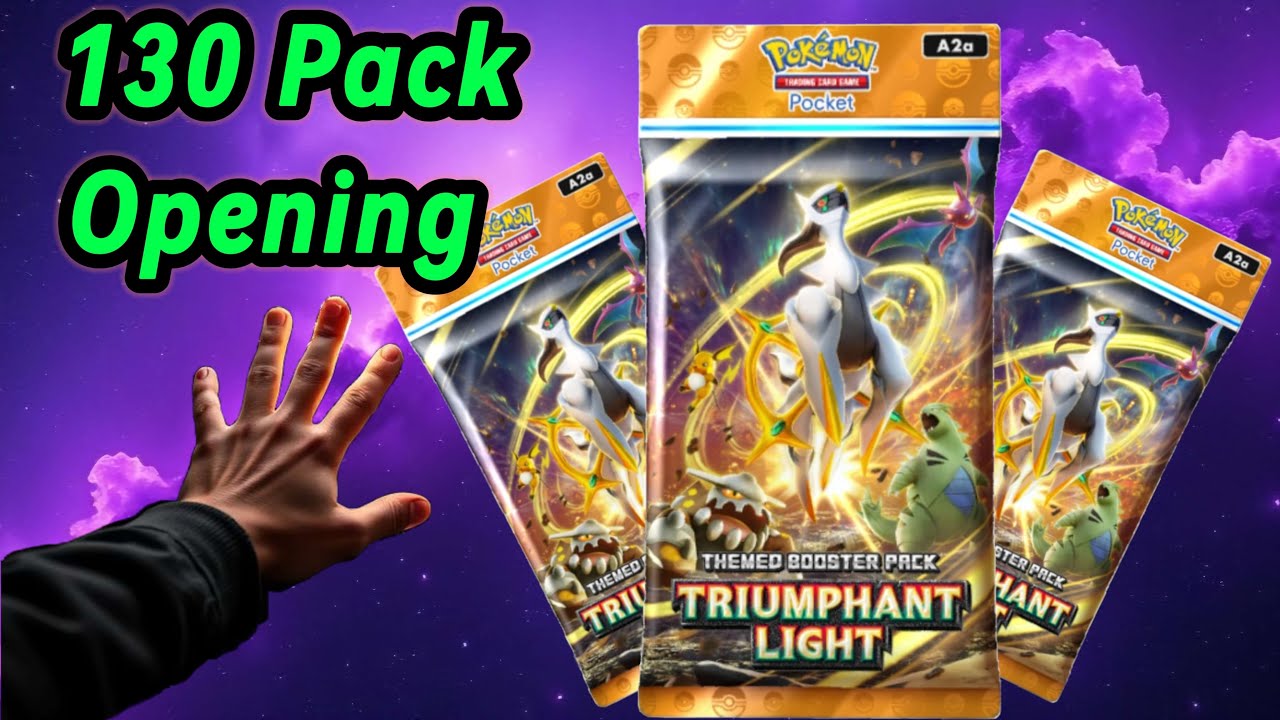 I COMPLETED The New Set! || Pokemon Pocket Pack Opening - YouTube
