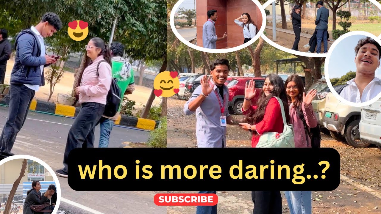 Who is more Daring…? // Random girls😛 - YouTube
