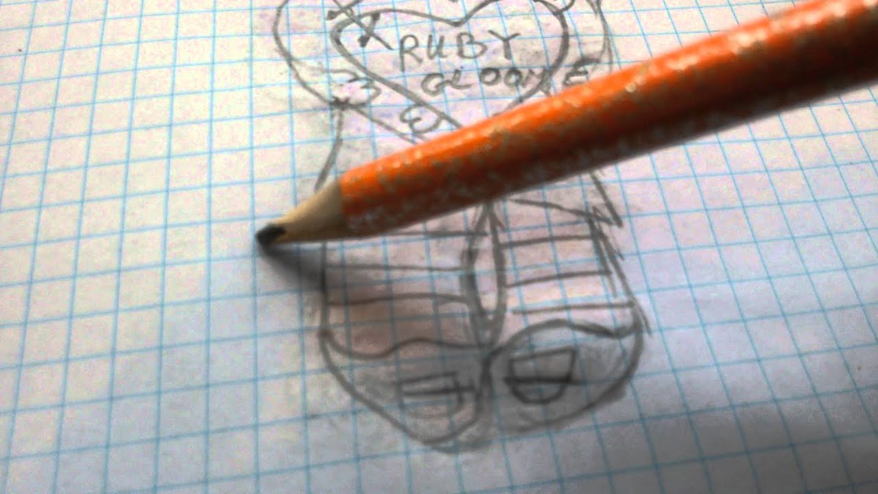 HOW TO DRAW RUBY GLOOM THE SUGAR SKULL LTU - YouTube