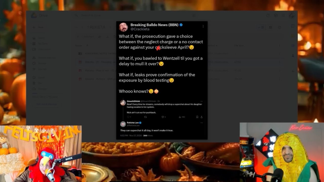 Kino Casino: The Rekieta Segment - Kayla’s Filing, Nick’s Hearing, & Raccoon Melees (Nov 28 ...