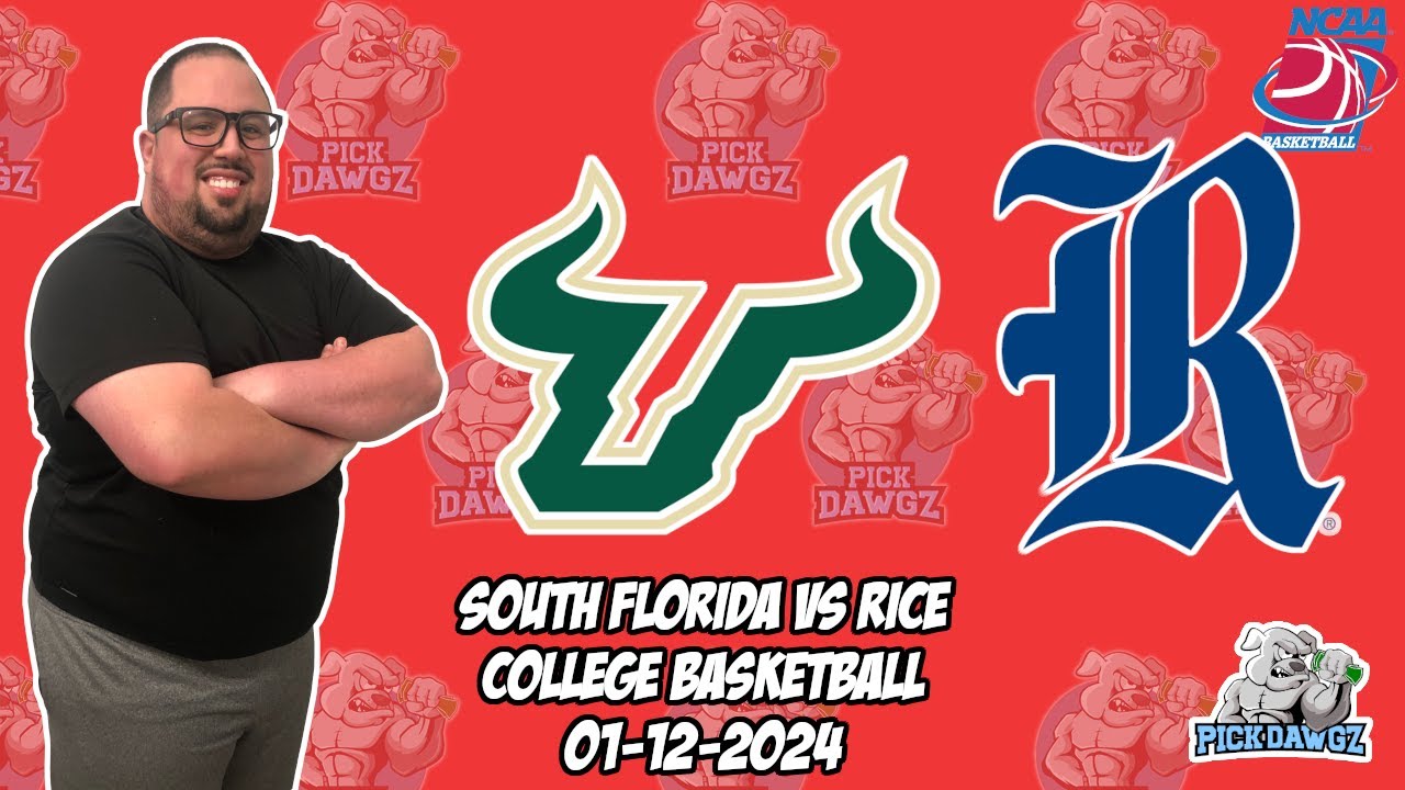 USF vs Rice 1/12/24 Free College Basketball Picks and Predictions ...