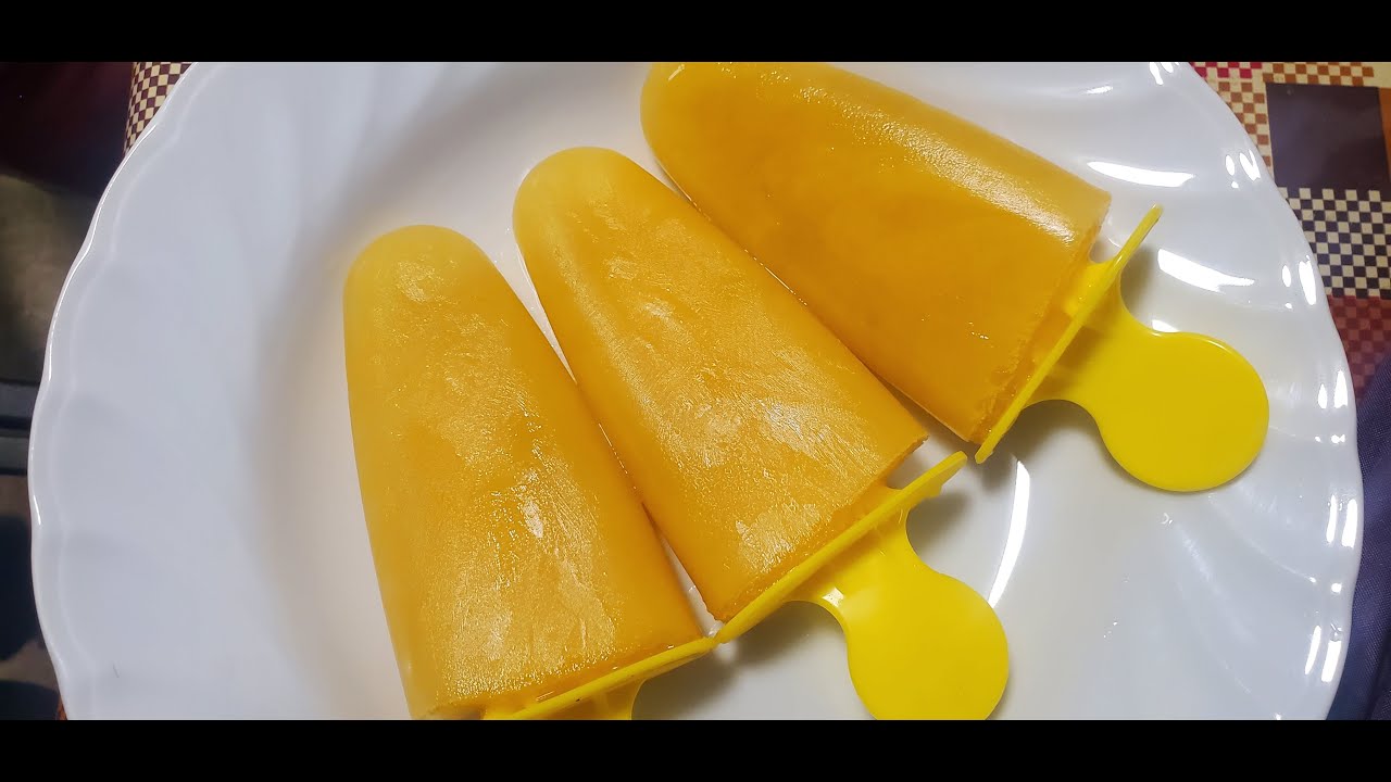 Orange Popsicle/Kuchi ice - YouTube