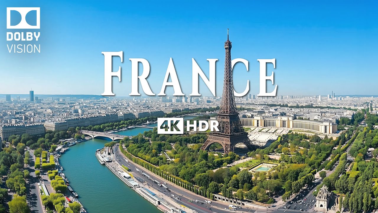 FRANCE 4K ULTRA HD [60FPS] • Fly Over France's Timeless Elegance with ...
