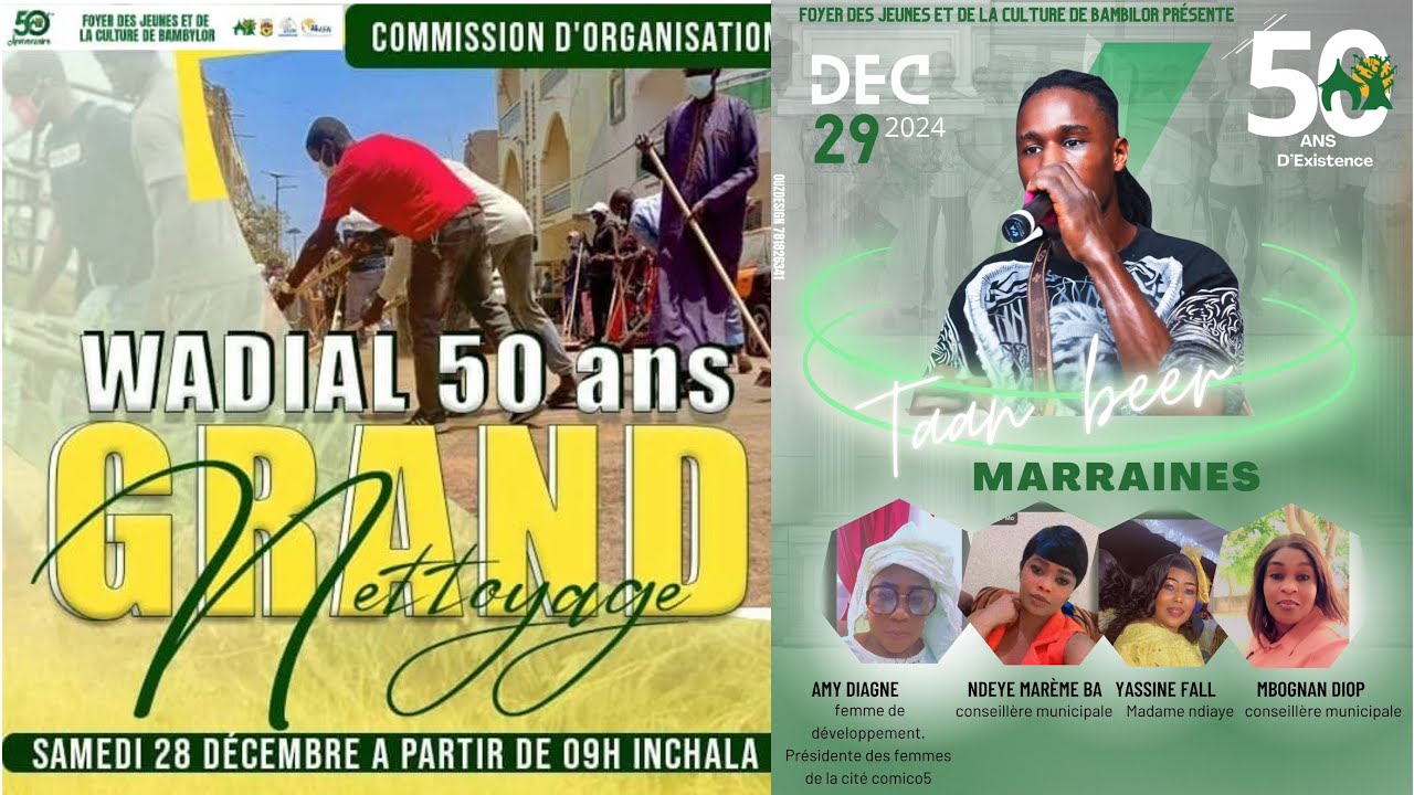 Édition Spécial avec le Foyer des Jeunes et de la Culture de Bambilor ...