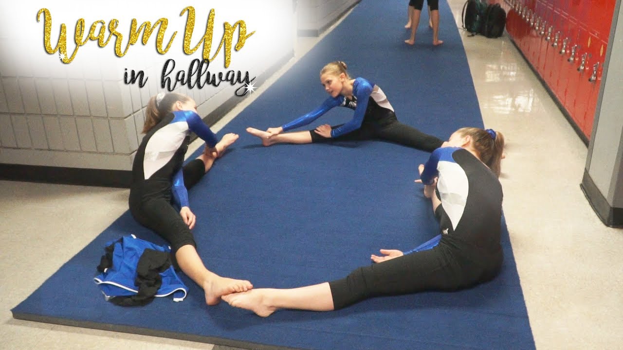 Gymnastics Competition Warm Up In A Hallway!?| Kyra SGG - YouTube