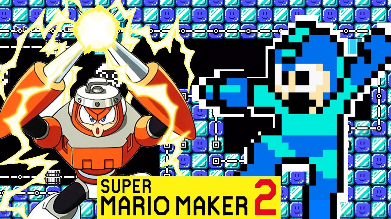 Super Mario Maker 2: Mega Man 3: Spark Man Stage Showcase - YouTube