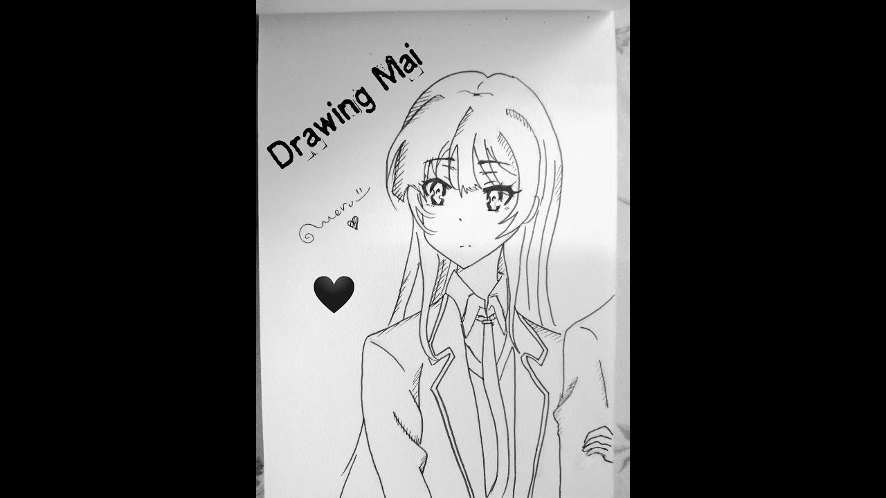 Drawing Mai Sakurajima - YouTube