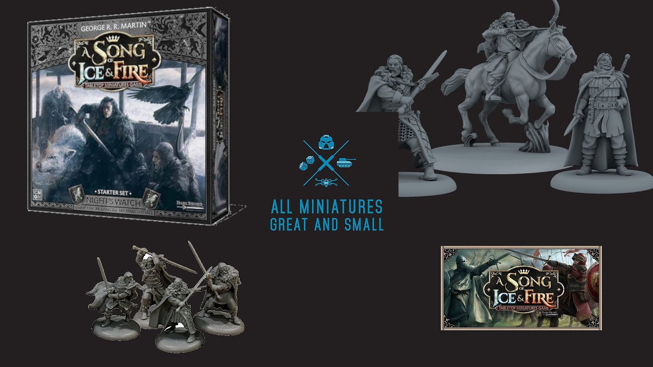 A Song of Ice and Fire Miniatures Game - Night's Watch Starter set ...