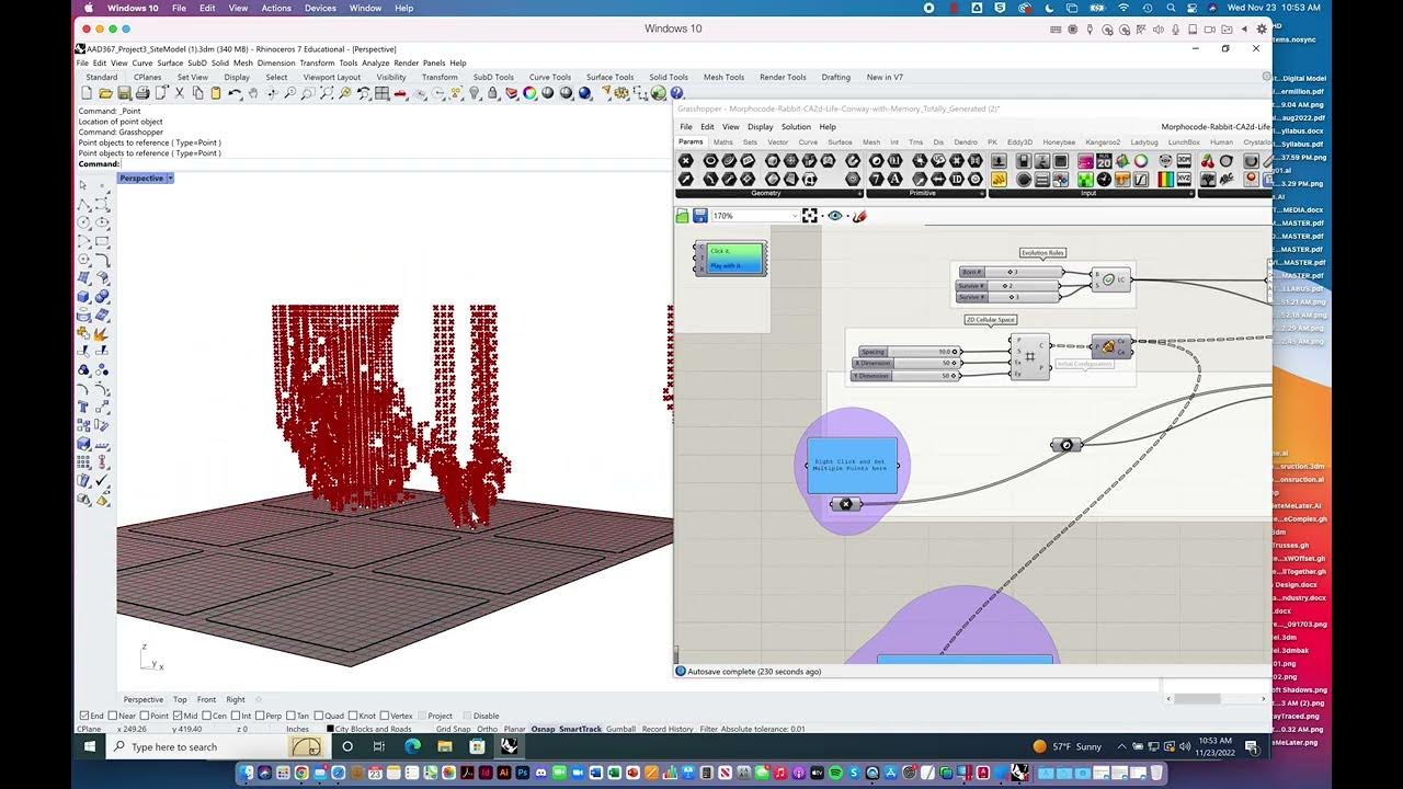 Seeding the Cellular Automaton - YouTube