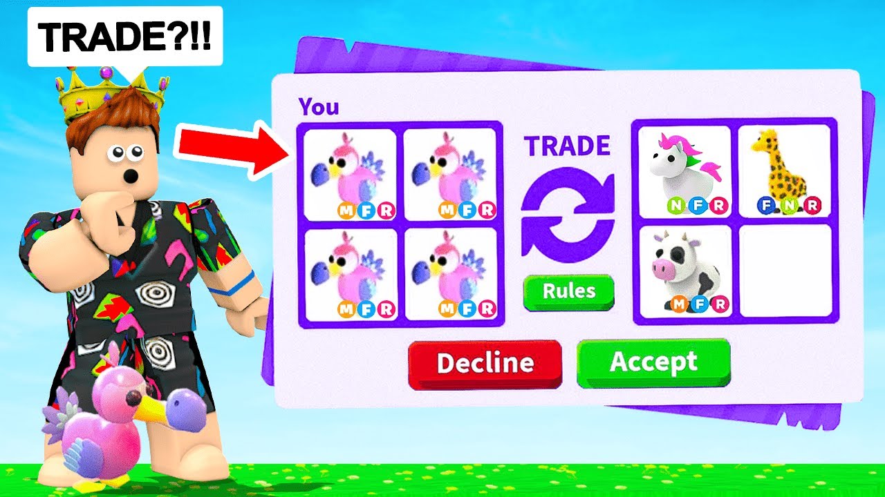 Trading ONLY Legendary DODO Pets In ADOPT ME! Roblox Adopt Me Fossil ...