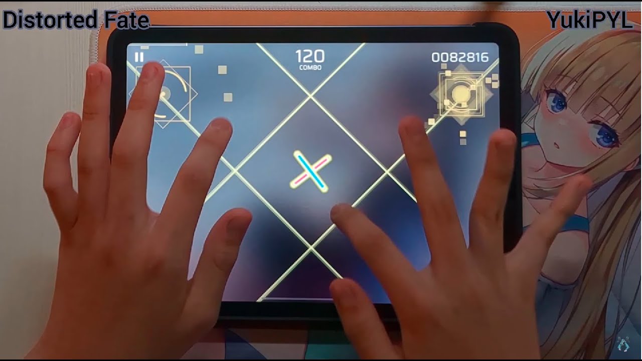 【Phigros】 Distorted Fate(IN15.9)All Perfect 手元 - YouTube