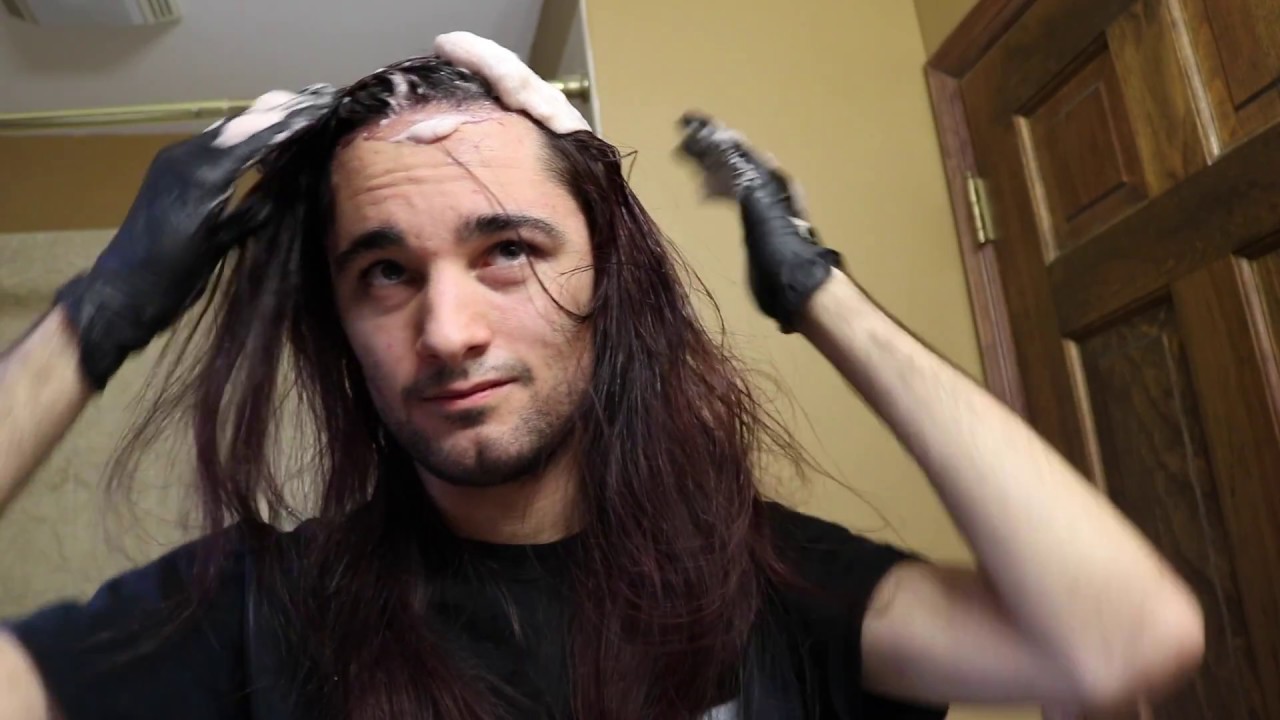 How to mix 2 shades of foam hair color to get super red hair - YouTube