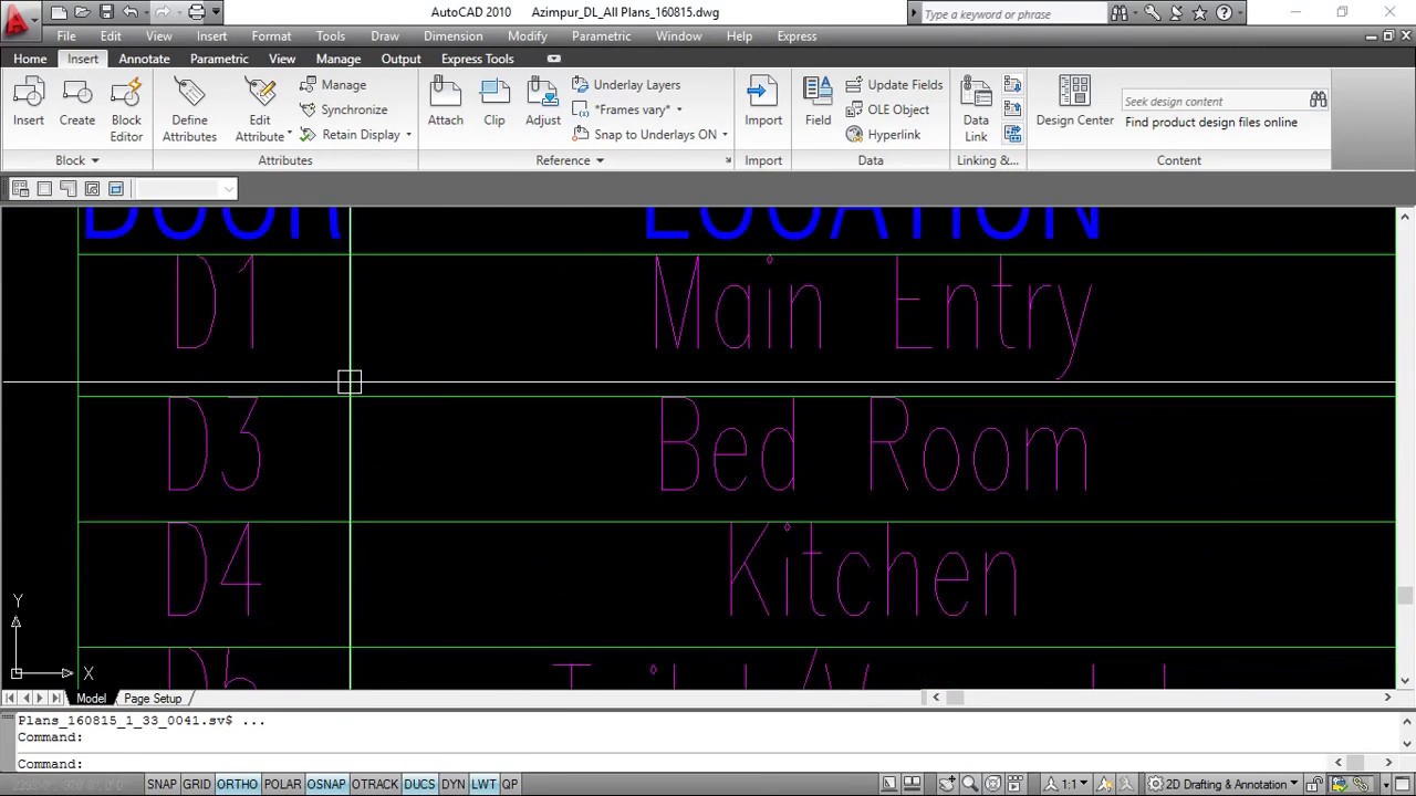 HOW TO MAKE A AUTOMATICAL TABLE FOR DOOR SCHEDULE TO COUNT DOORS ...