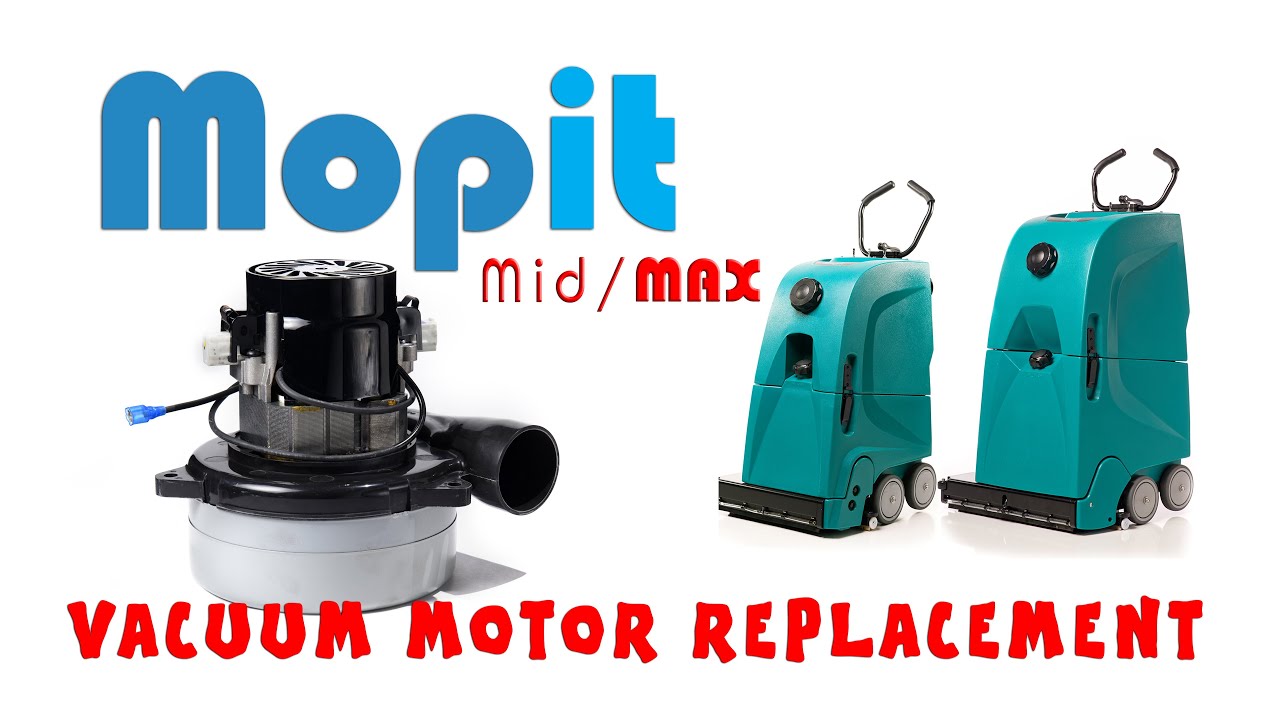 Mopit Vacuum Motor Replacement, Mid & MAX - YouTube