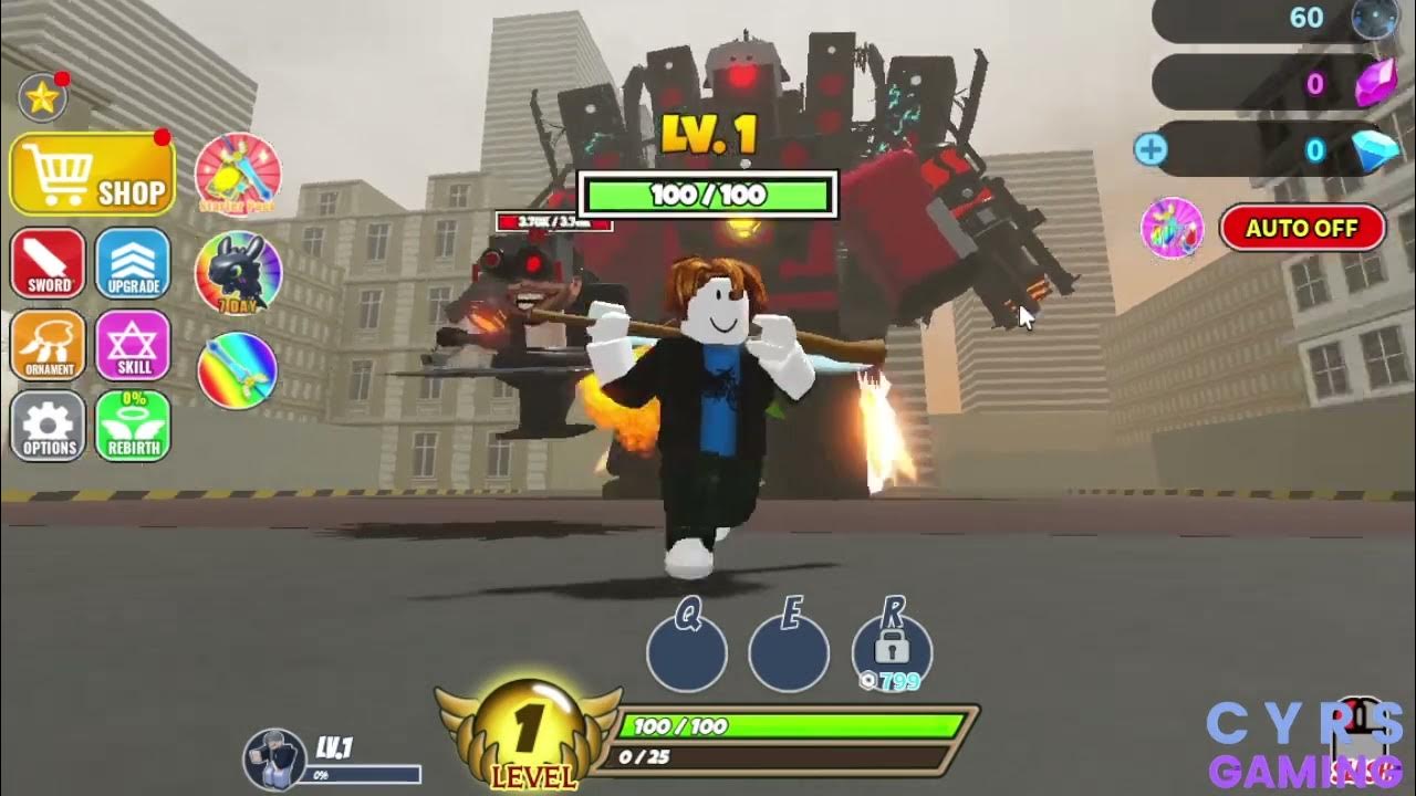 Skibi Tower Skibidi Warriors Roblox Skibidi Warriors Game Play Youtube