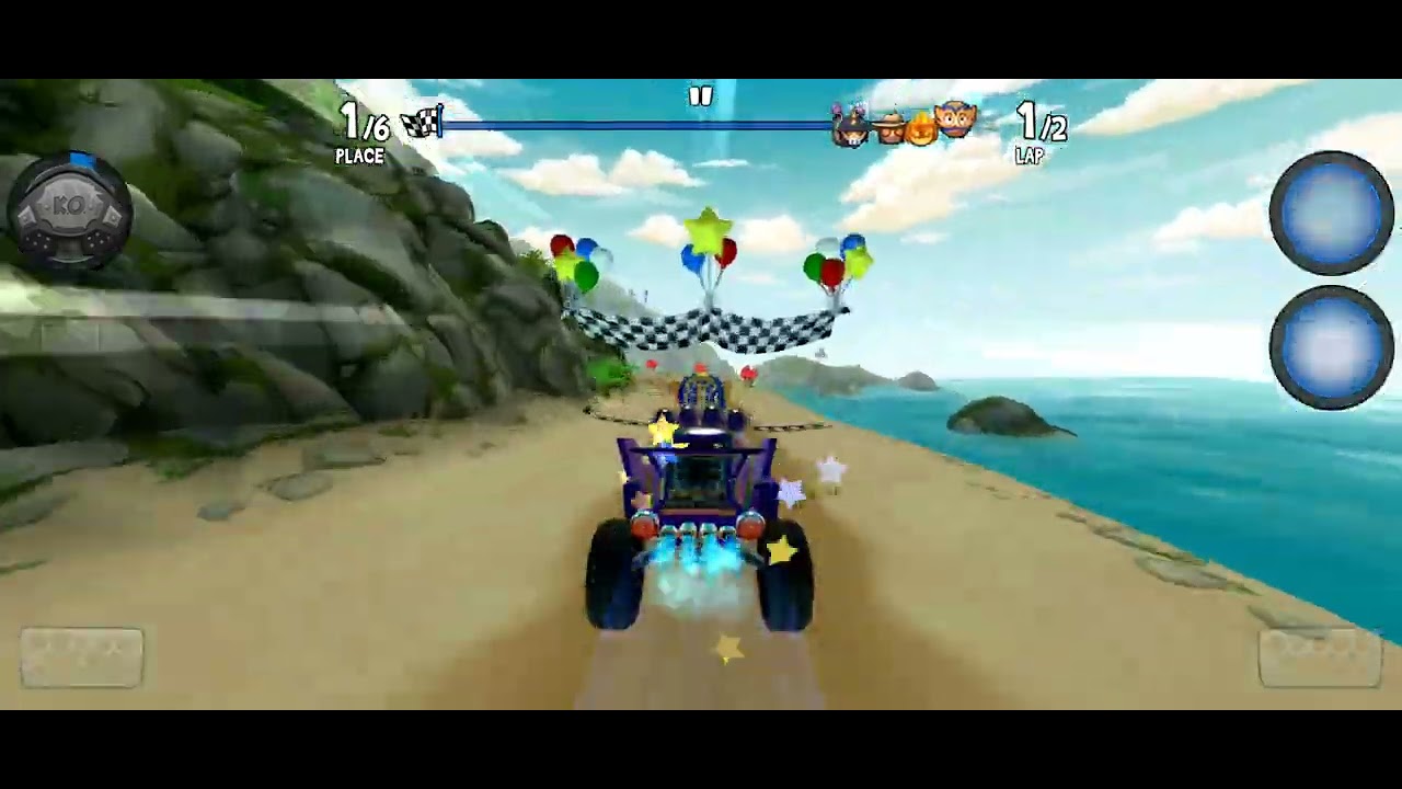 BBR 2 BB Racing 2 Beach Buggy Racing 2 Cartoon Racing Video Game 1109 ...