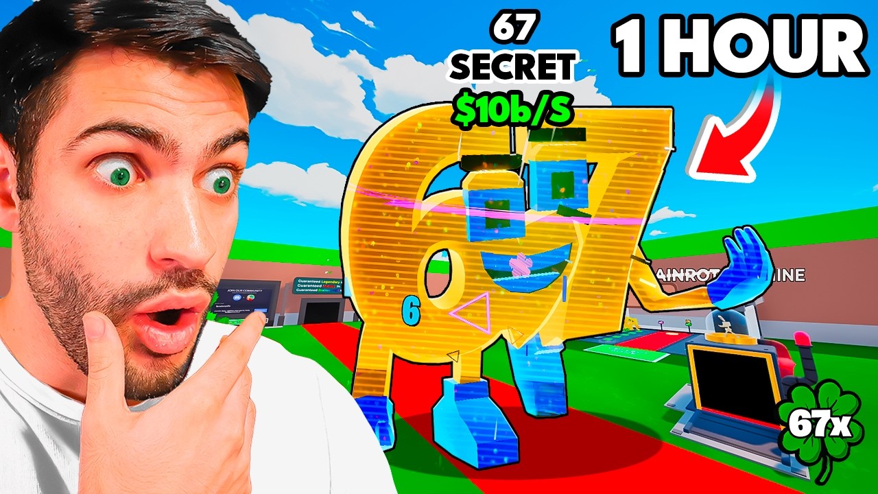 I Got 67 SERVER LUCK for 1 Hour - YouTube