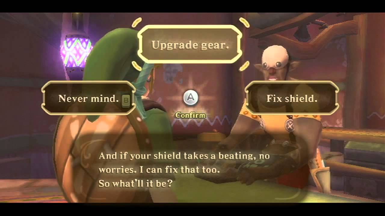 The Legend of Zelda: Skyward Sword - Upgrade System - YouTube