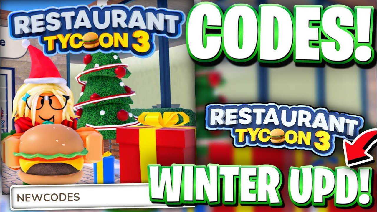 ️WINTER UPD! ALL NEW WINTER WONDERLAND UPDATE CODES FOR RT3! ROBLOX ...