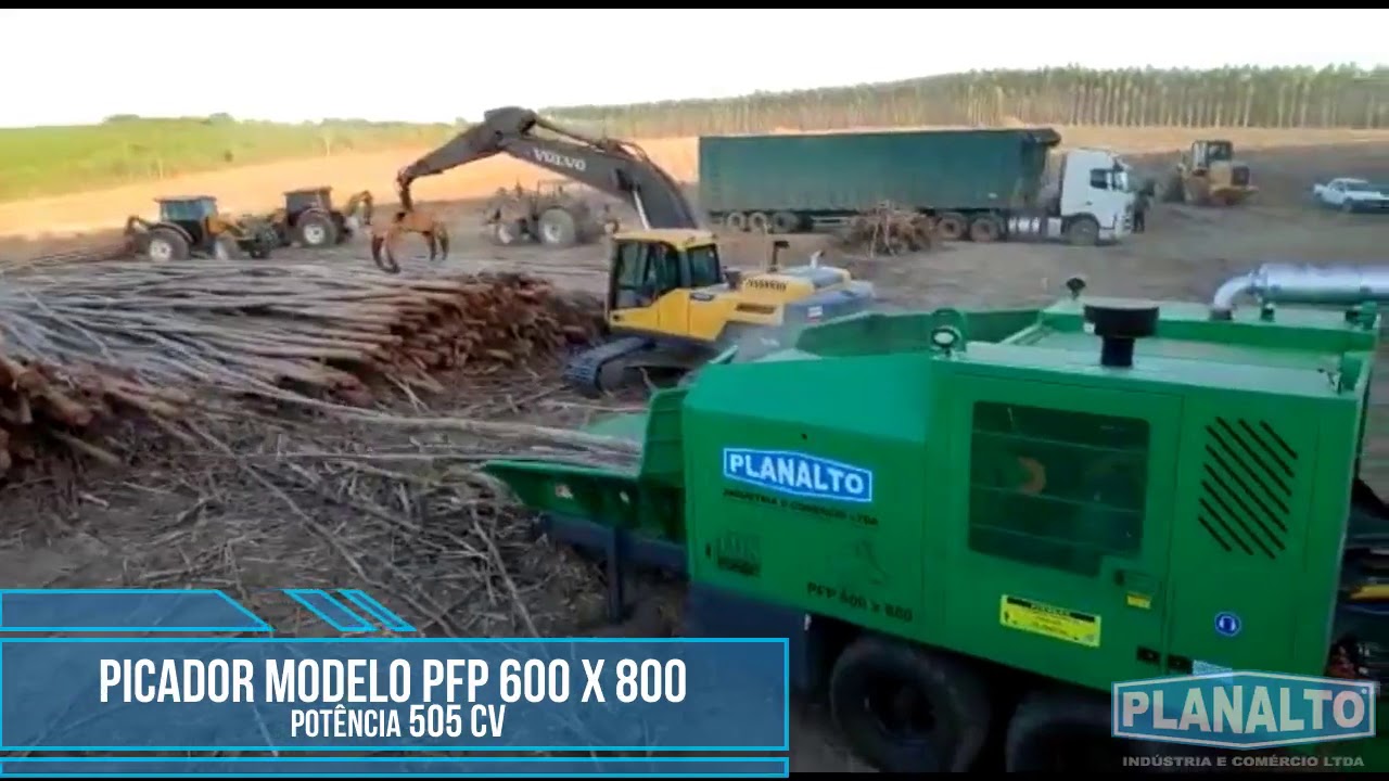 Picador Florestal Modelo PFP 600 x 800 - YouTube