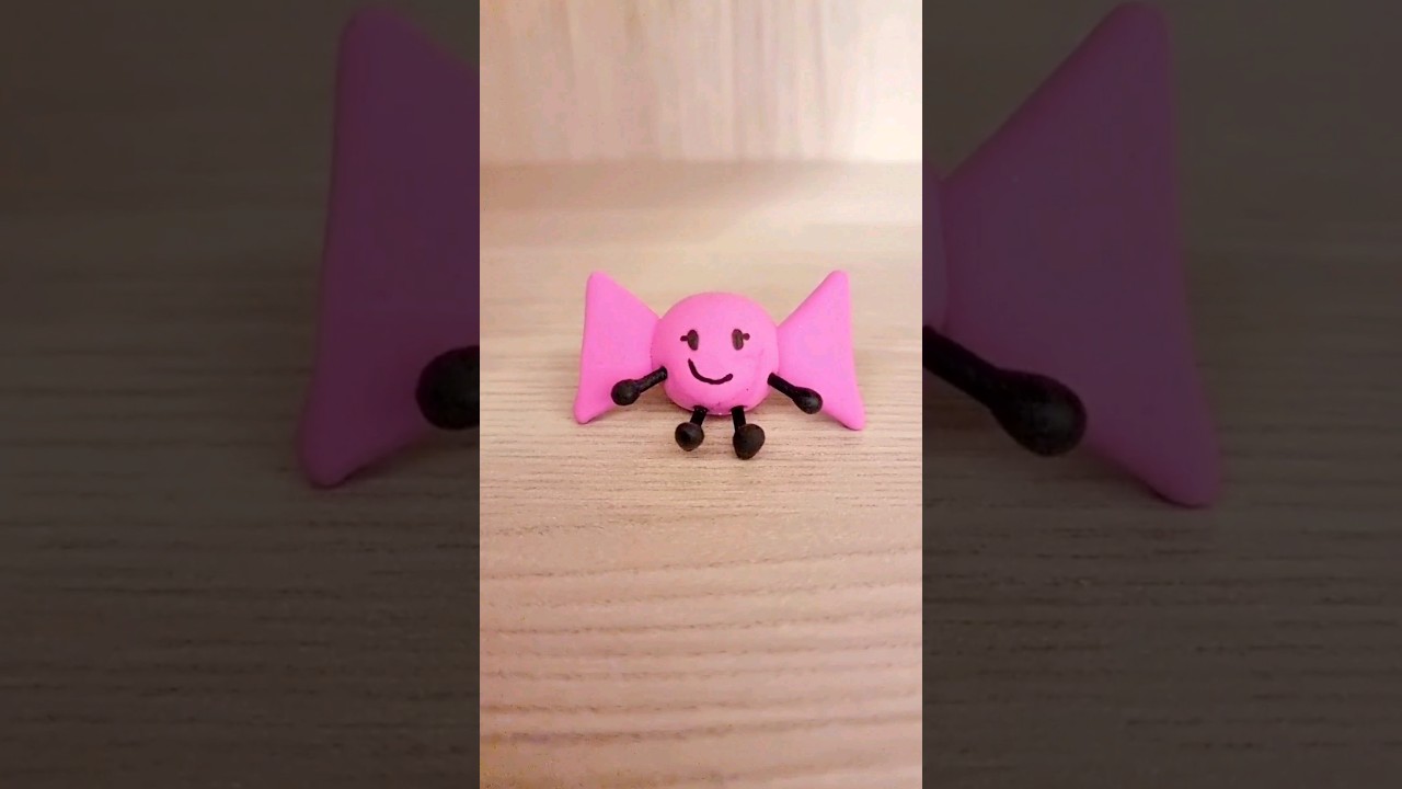 making bow from inanimate insanity with clay! #artsandcrafts - YouTube