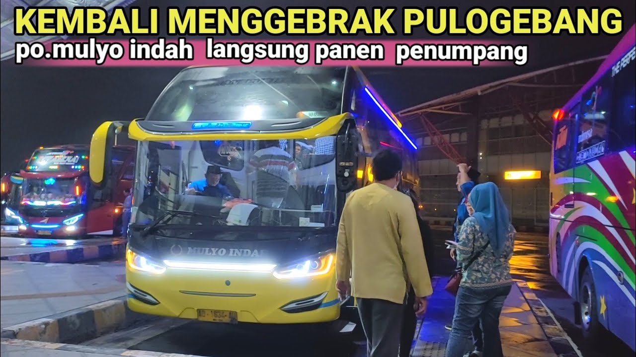 GEBRAKAN PO.MULYO INDAH LIBUR IMLEK PANEN PENUMPANG - YouTube
