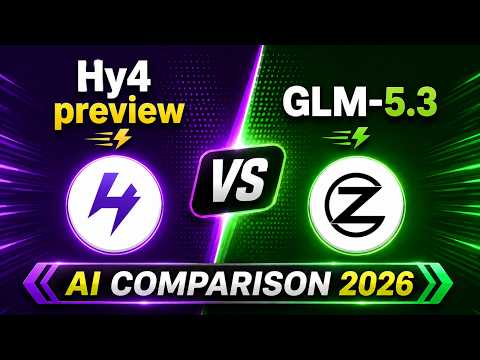 Hy4 Preview vs GLM 5.3 AI Comparison 2026