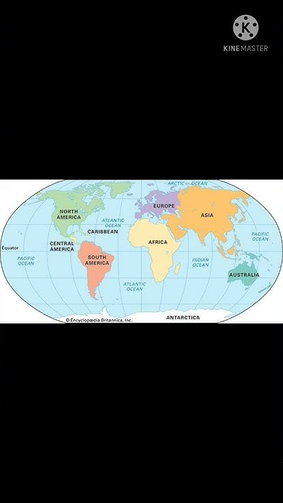 Names Of 7 Continents In The World - YouTube
