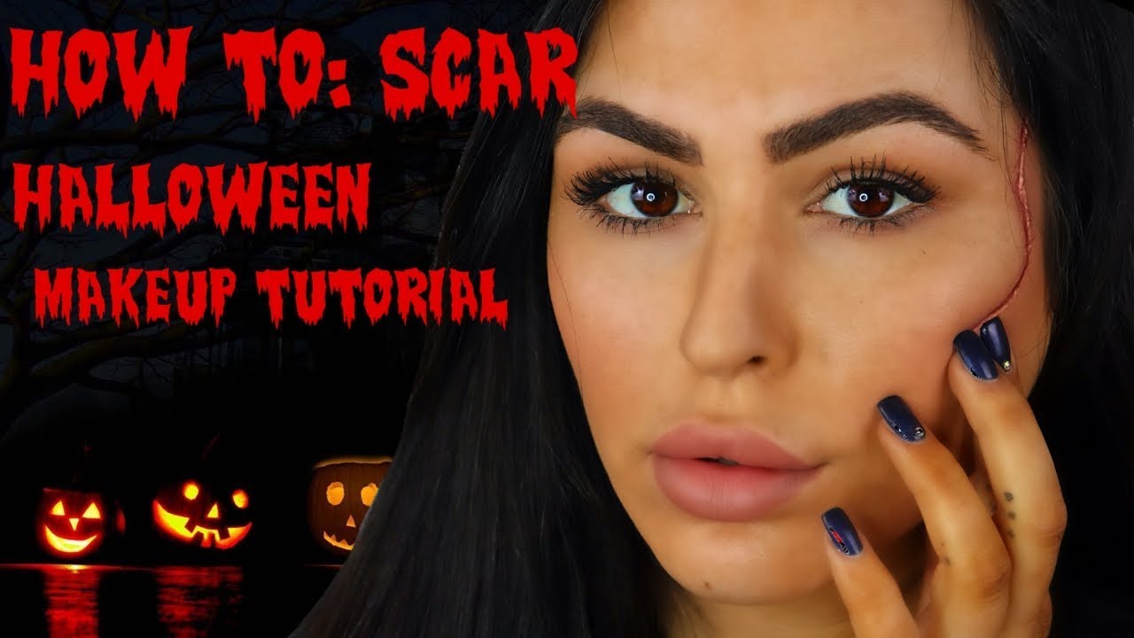 HOW TO SCAR | HALLOWEEN MAKEUP TUTORIAL! SFX! - YouTube