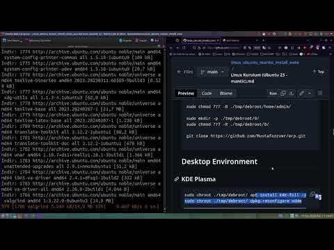 Terminal ile Debootstrap Debian Bootable Live ISO - 4 - YouTube
