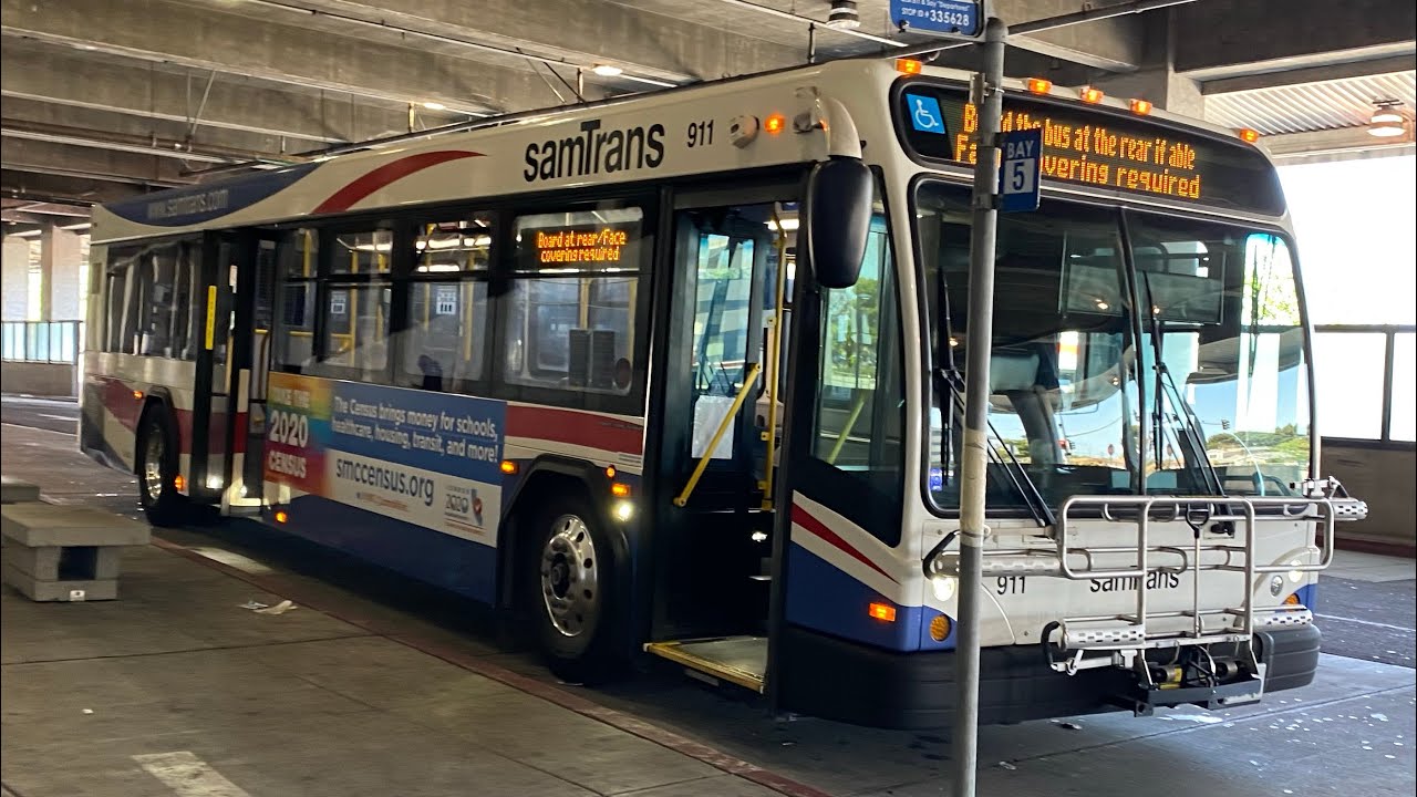 SamTrans 2014 Gillig BRT 40’ Diesel #911 - YouTube