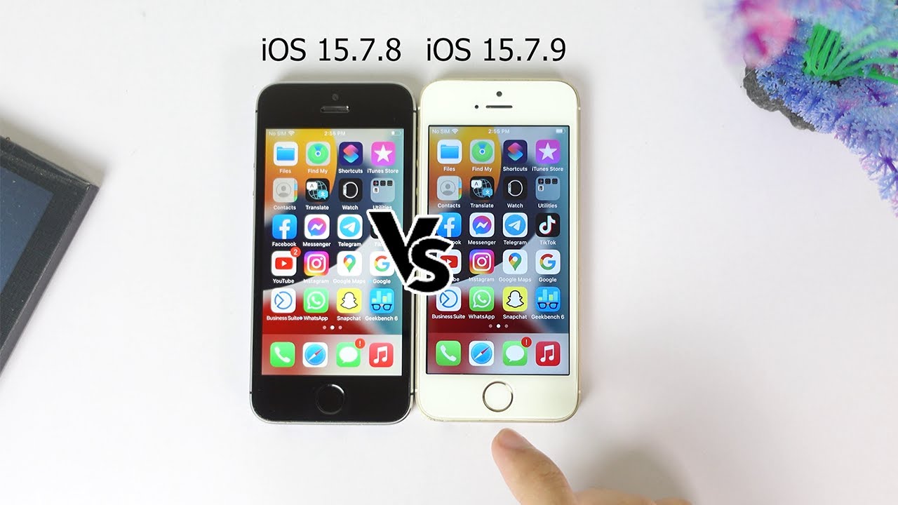iPhone SE iOS 15.7.9 Vs iOS 15.7.8 Full Speed TEST - YouTube