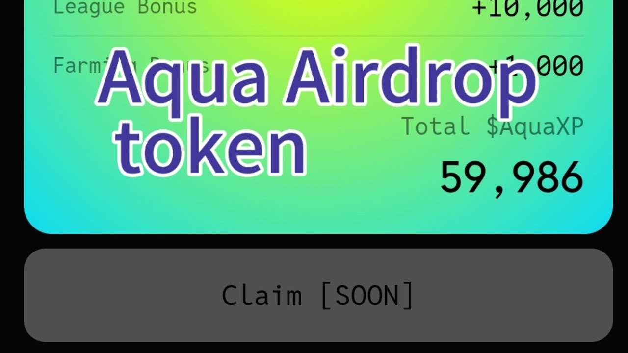 Aqua Protocol Points to $AquaXP - YouTube