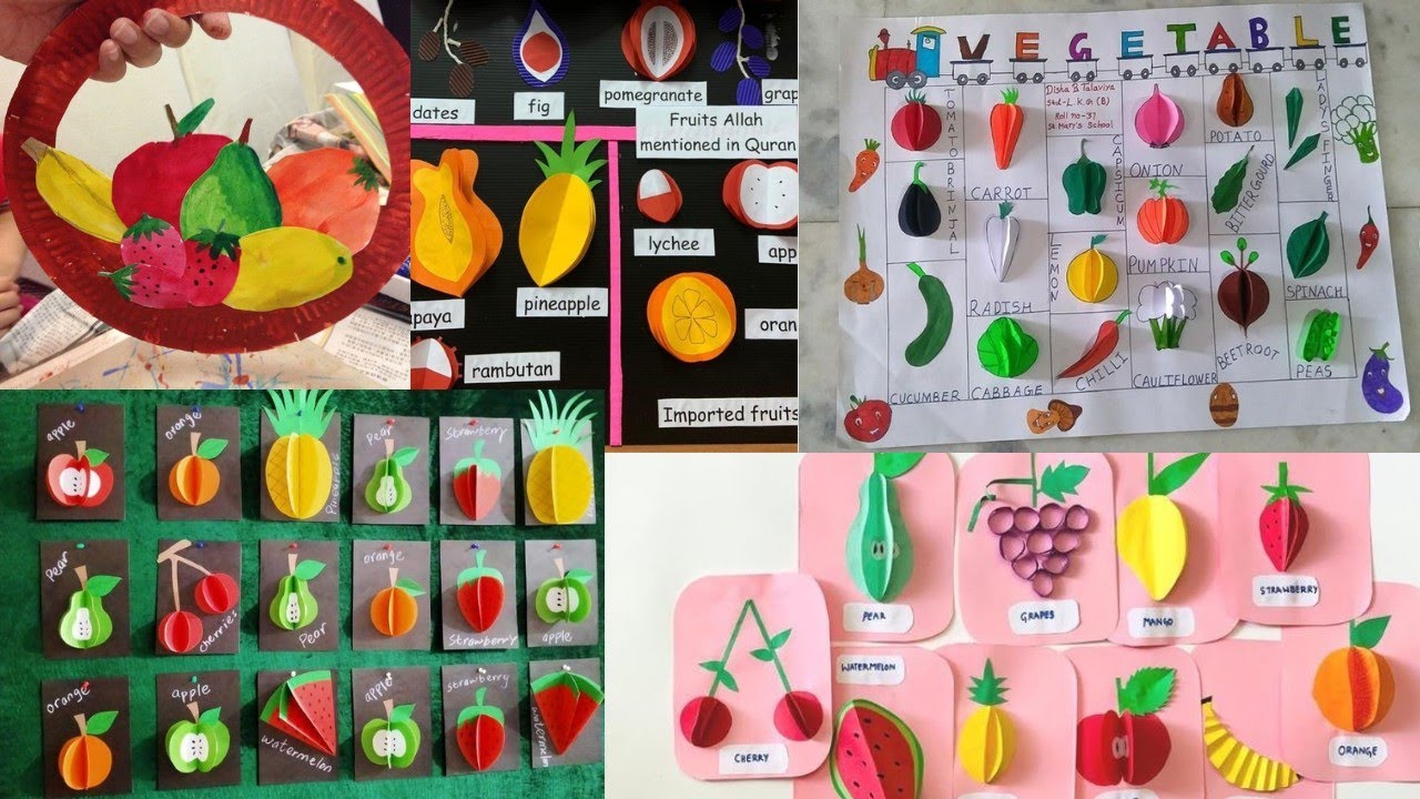 Fruits day celebration ideas for school/Fruits name learning activities ...