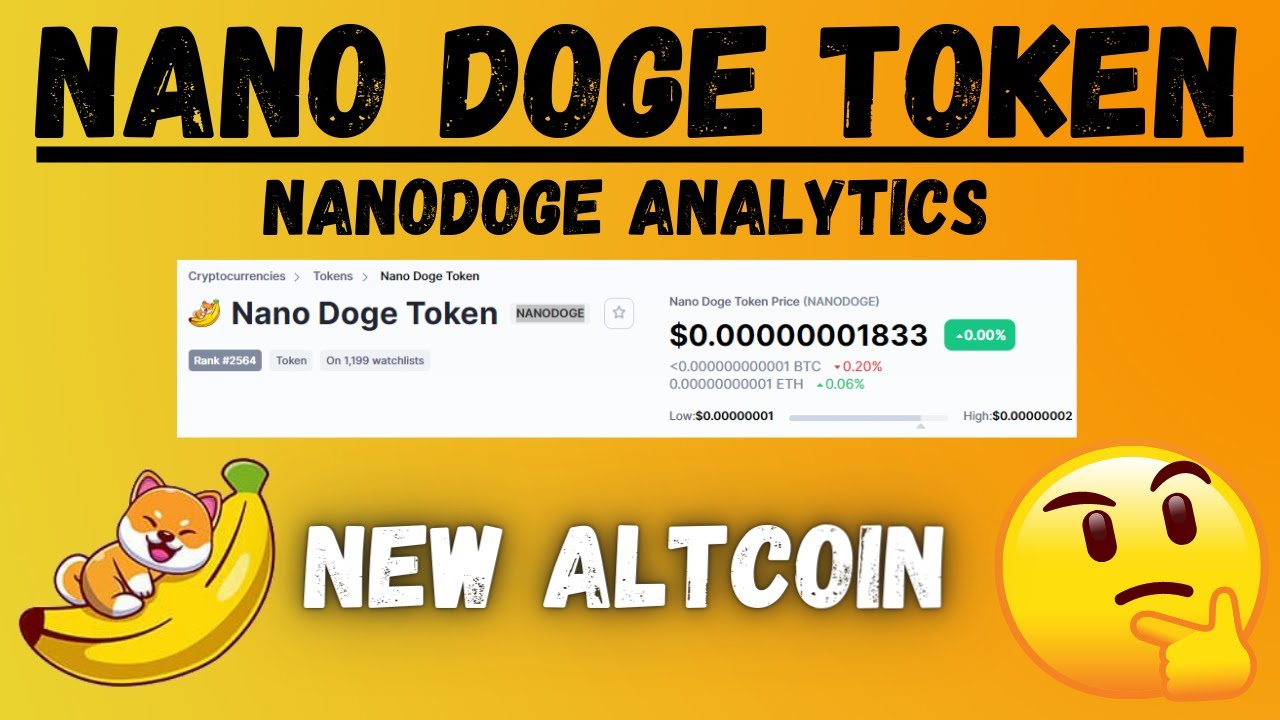 Nano Doge crypto/ Token 😍 Must WATCH New NANODOGE Coin Details - YouTube
