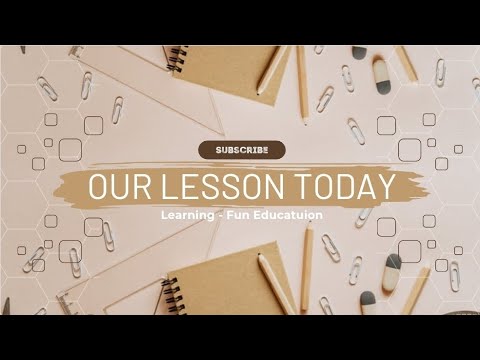 Our Lesson Today 👩🏼‍🏫 - YouTube