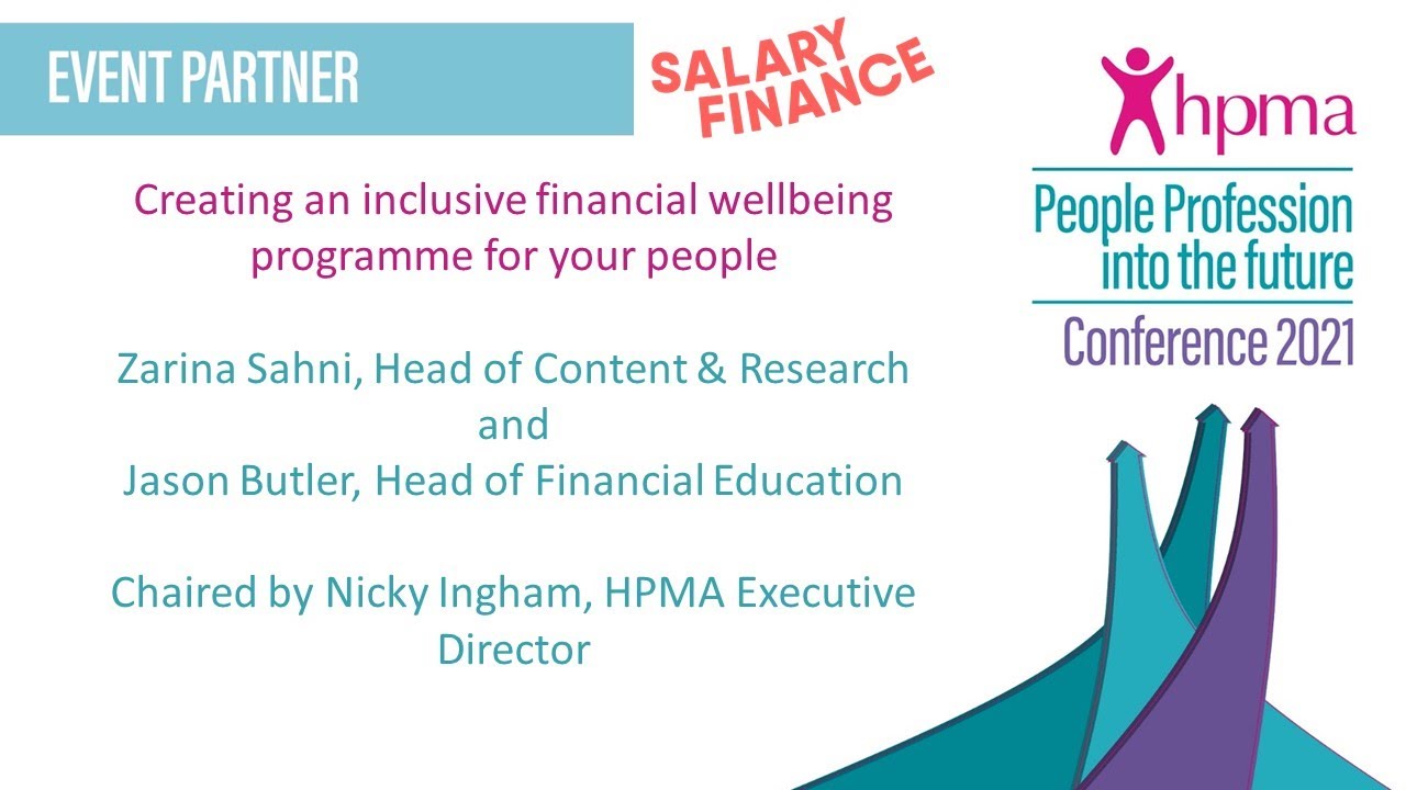 Event Partner, Salary Finance : Creating an inclusive financial ...