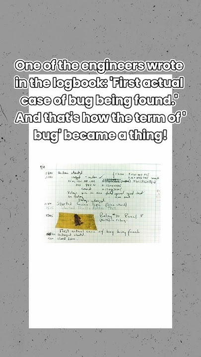 Why Are Computer Errors Called ‘Bugs’? - Azalia Natasya - YouTube