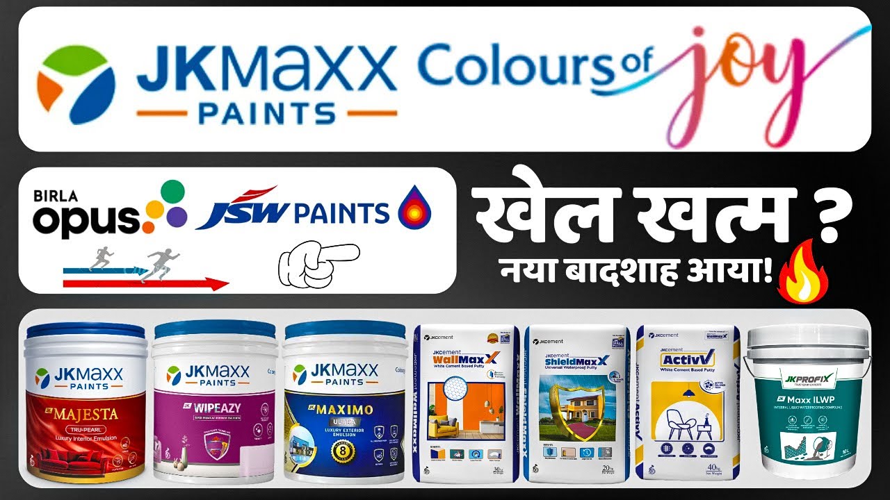 JK Maxx Paints 2025 में कितना आगे बढ़ा ? जानिए इसके दमदार प्लान्स! 🔥🔥 ...